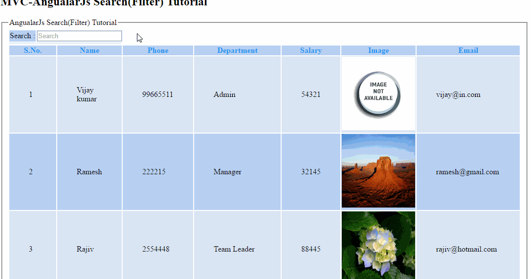 Angularjs Show Message On Empty Ng Repeat Aspmantra Aspnetmvcangularjsjquery