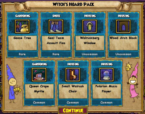 Wizard101: Witch's Hoard Pack Review - Swordroll's Blog | Wizard101 ...