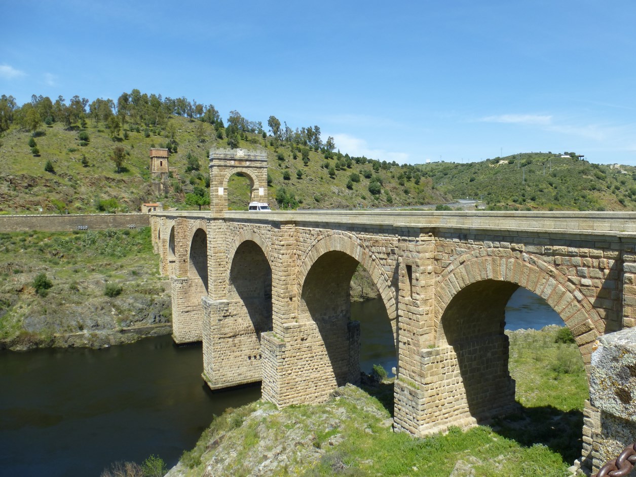 The Road Goes Ever On: Roman Bridge At Alcantara