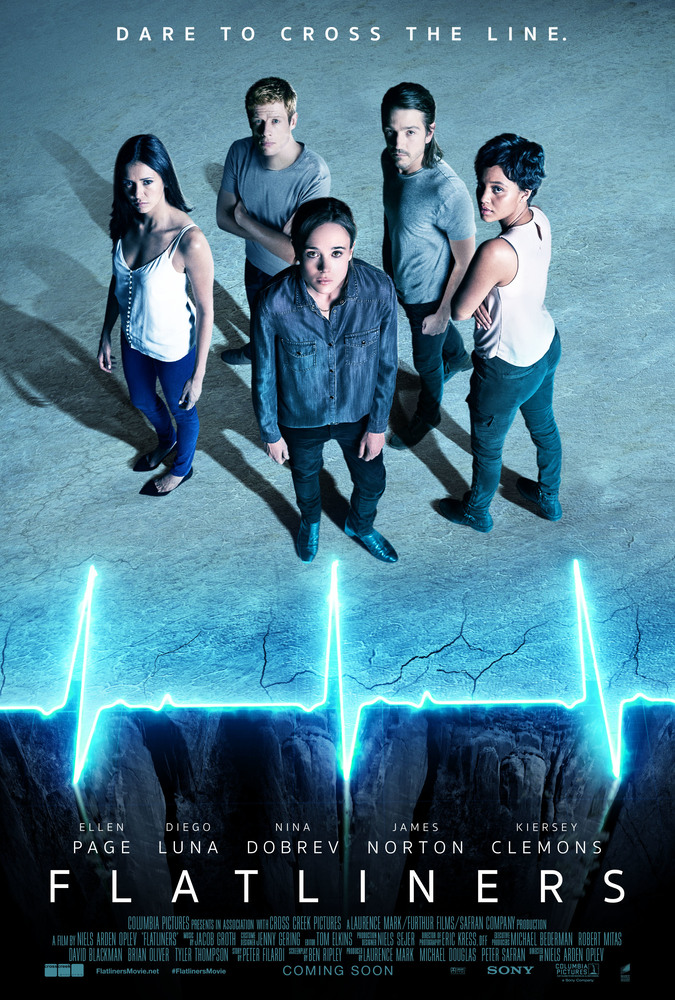 LOOK: New FLATLINERS Posters Present an Ominous Warning About Playing ...