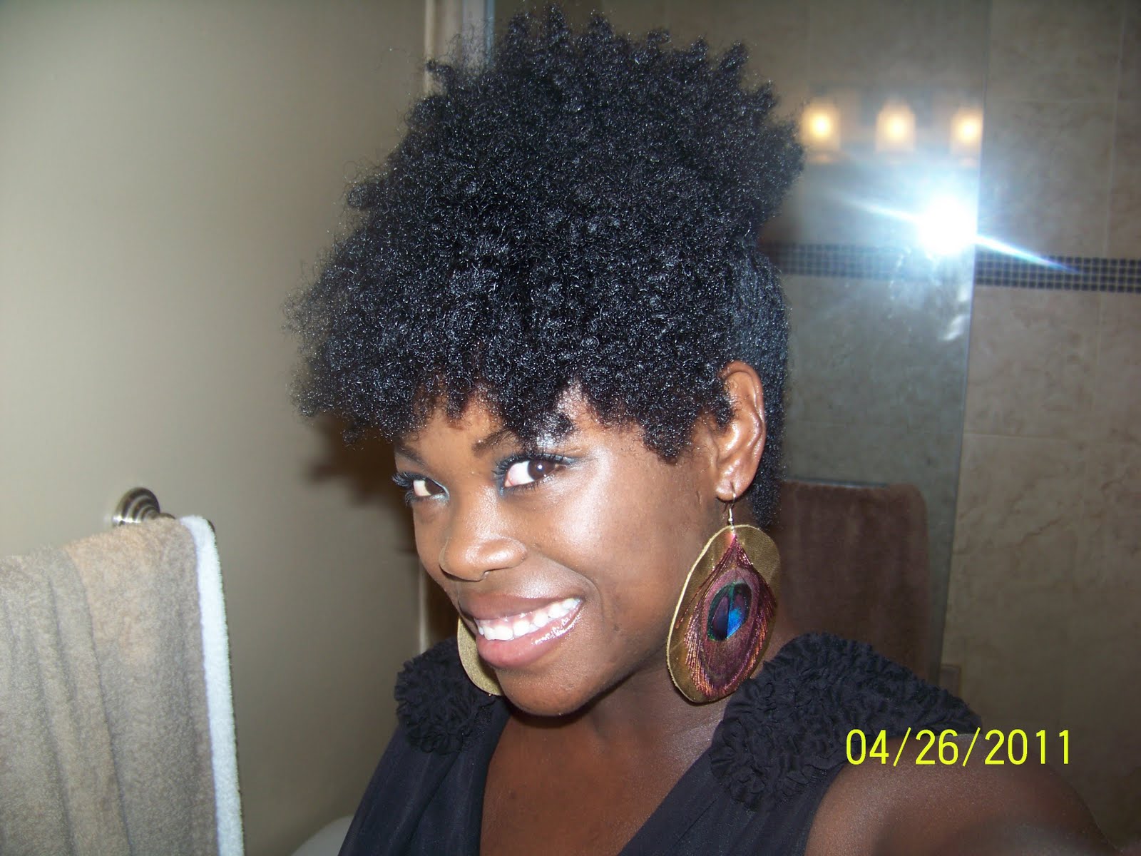 All Things O'Natural: Funky Punk Updo..The Elegant Version