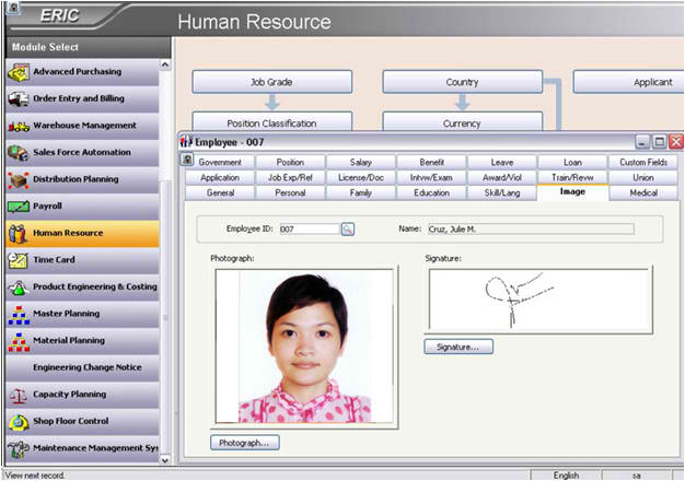 Jupiter Systems, Inc. 1985: ERIC(ERP Software)- Personnel