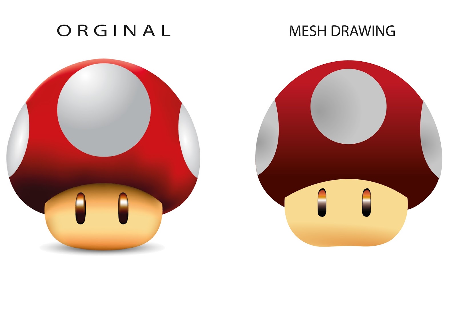 P O R T F O L I O: Mesh Drawing [PhotoShop]