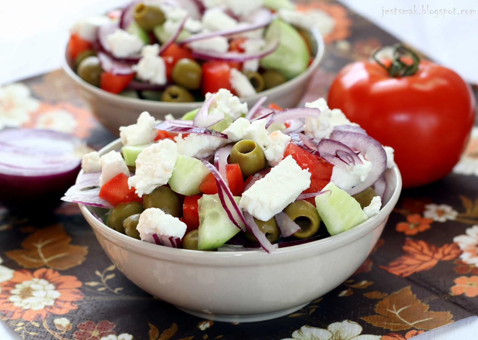 Jest Smak: Sałatka grecka i olej ze słonecznika*