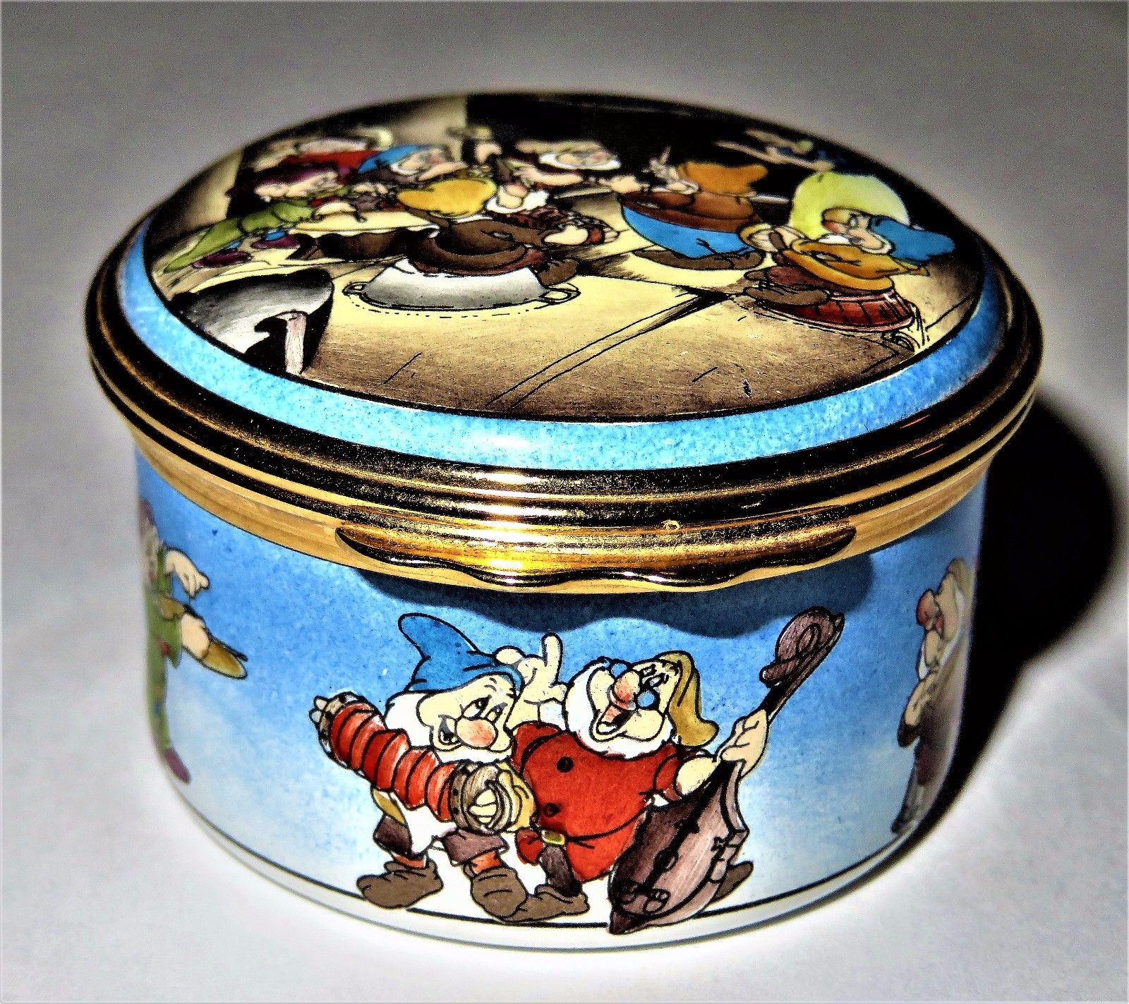 Filmic Light - Snow White Archive: Snow White Enamel Boxes by Halcyon Days