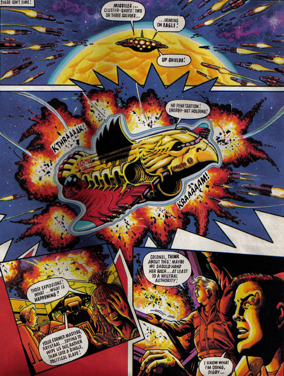 HAWARD ART HOUSE: 1990-1991 DAN DARE PILOT OF THE FUTURE