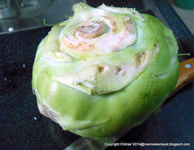 kalakkalsamayal: Knolkhol Stir Fry