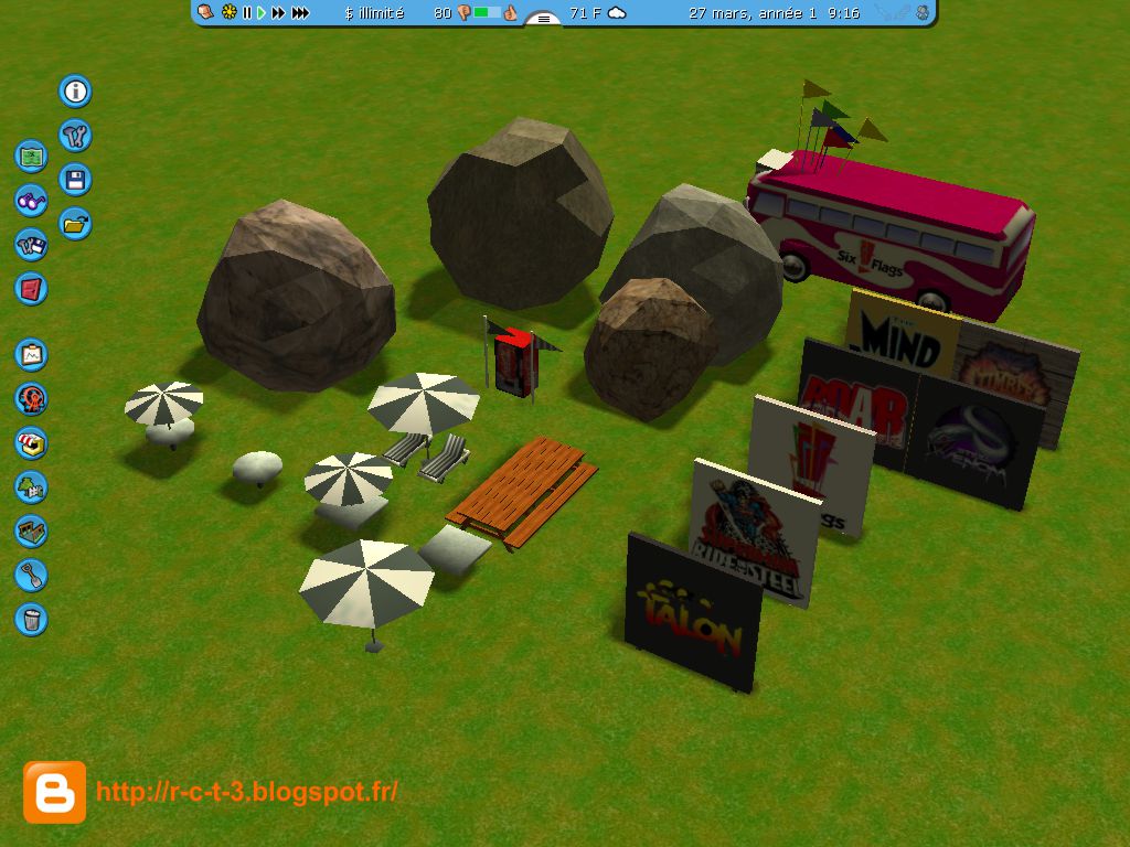 RCT3: Pack d'objets : MNM Leftoverz