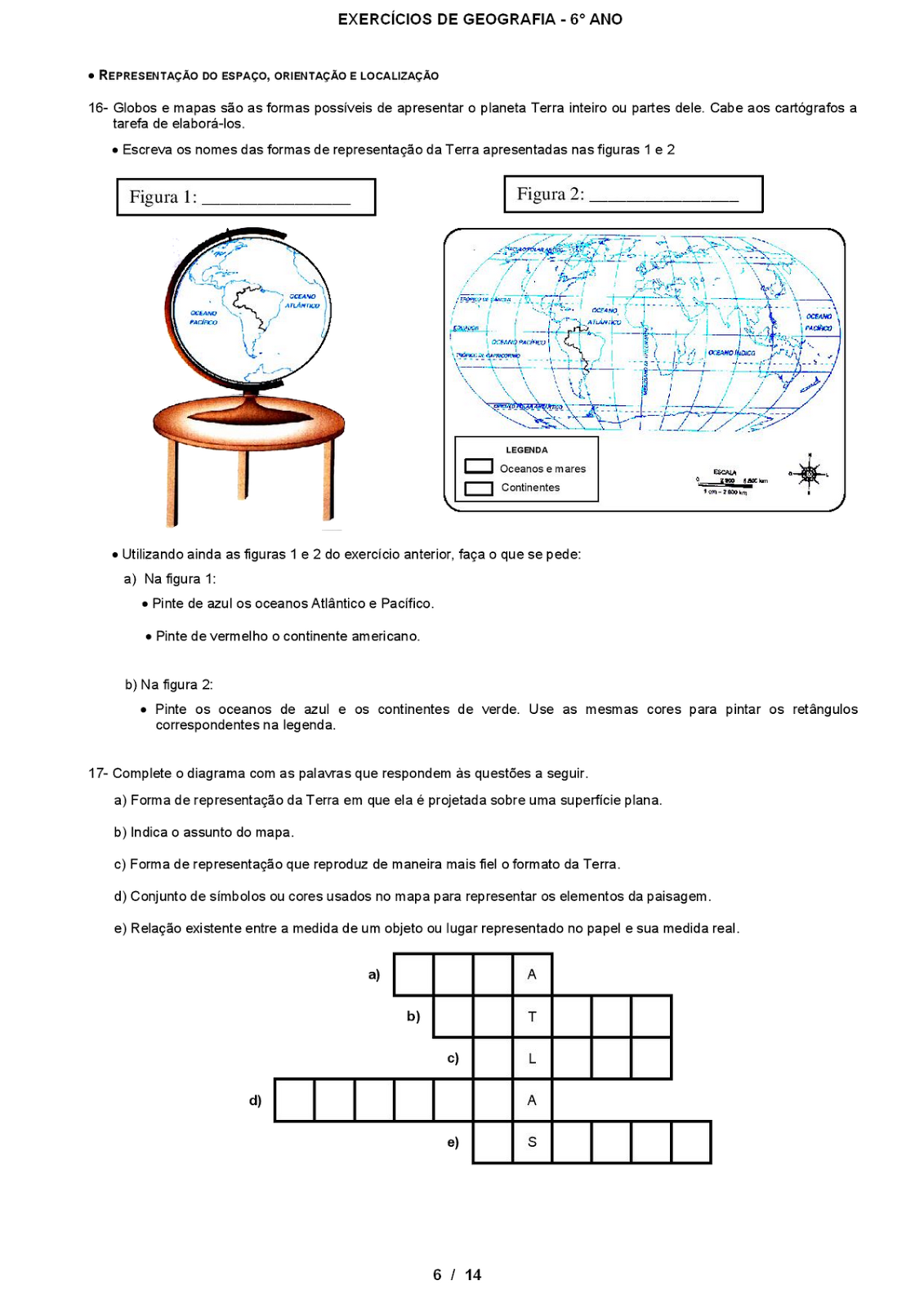 Plano De Aula 6 Ano Geografia - Image to u