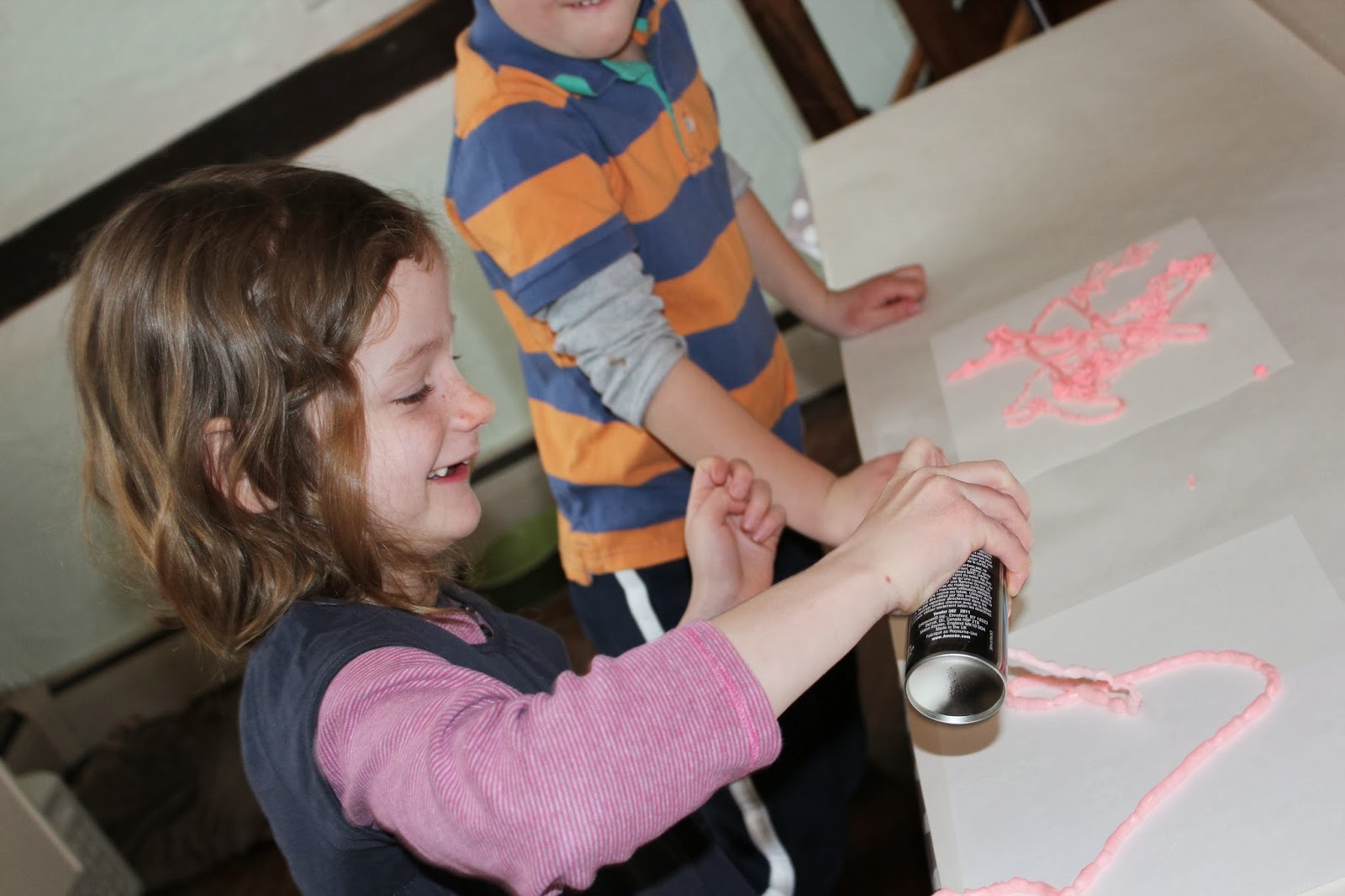 The Blue Barn: Silly String Art