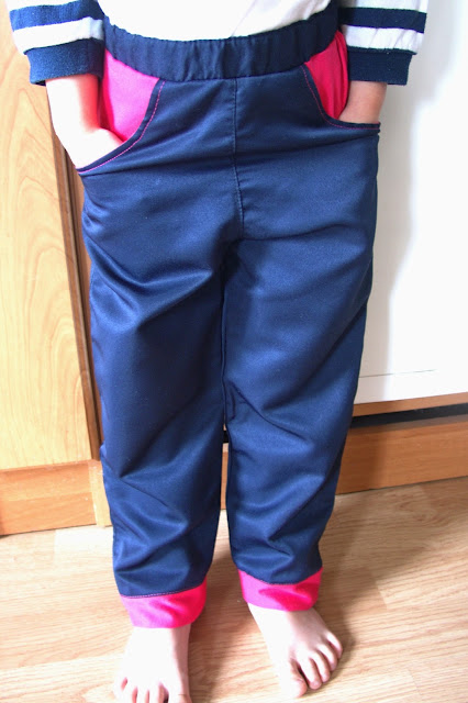 Helen Crafty Stall: Kid's Casual Two-colored Pants (free pattern ...