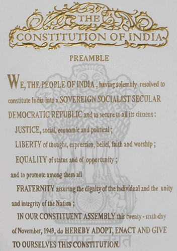 THE CONSTITUTION OF INDIA-THE PREAMBLE ~ LegaLearning