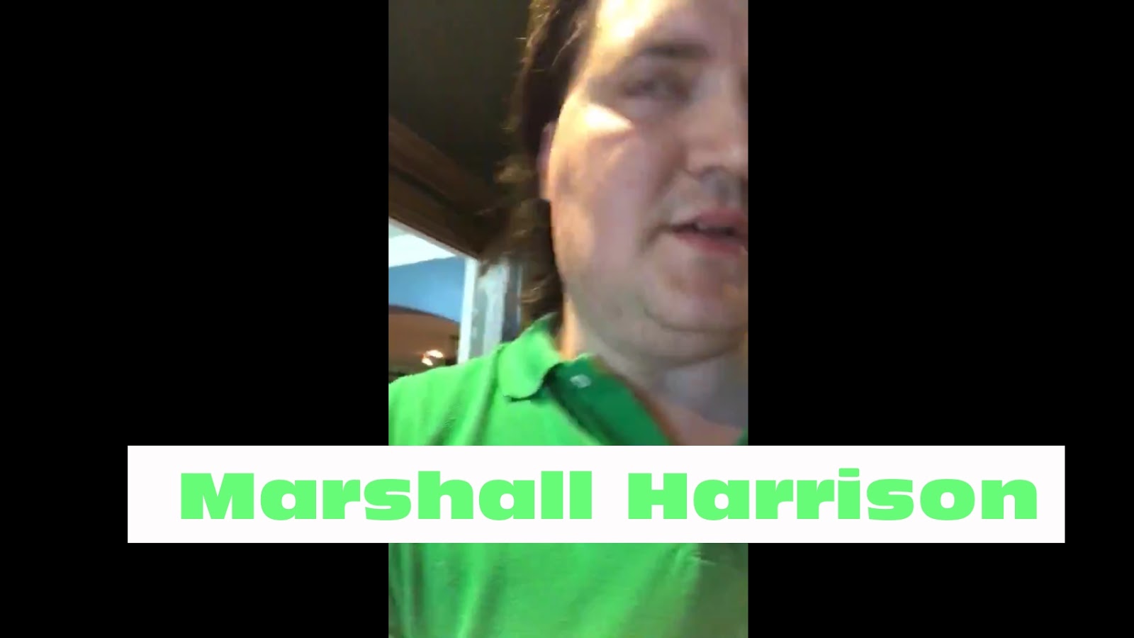 Marshall Harrison: announces live show later tonight - includes tribute ...