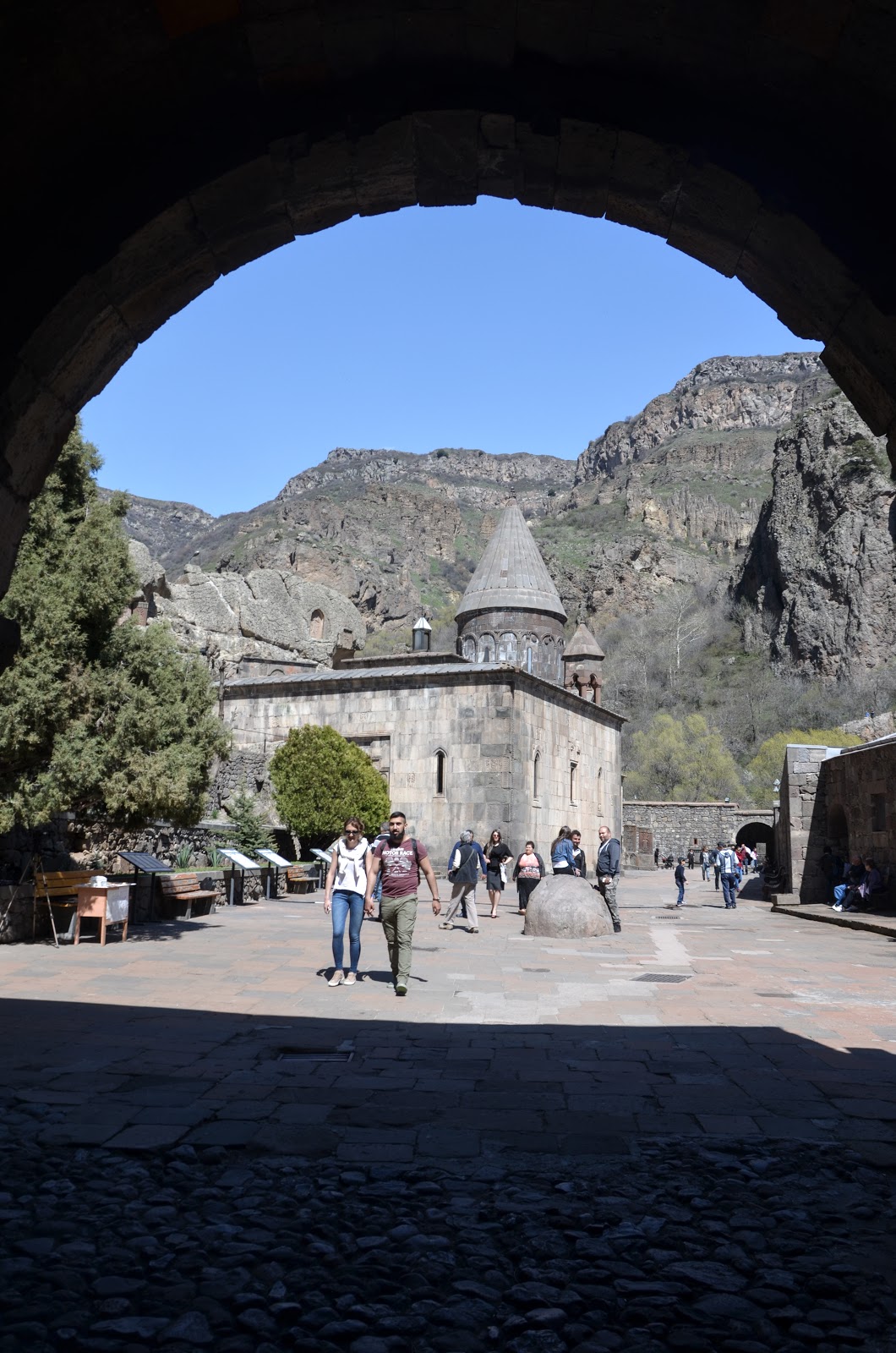 Suitcase and World: Medieval Geghard Monastery.