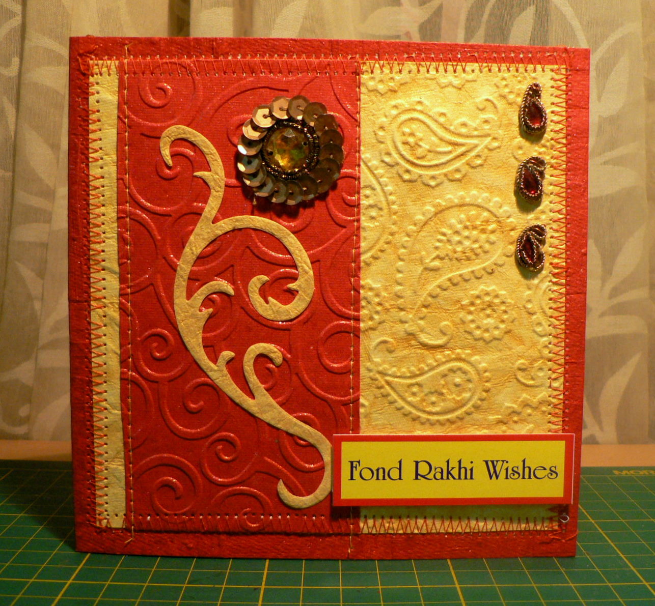 Juhi's Handmade Cards: Rakhi Cards - 2011