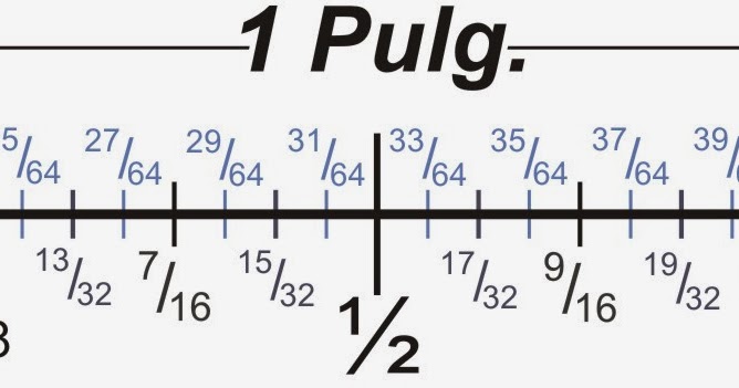 Curso de soldadura TIG y MIG: Fracciones de una pulgada