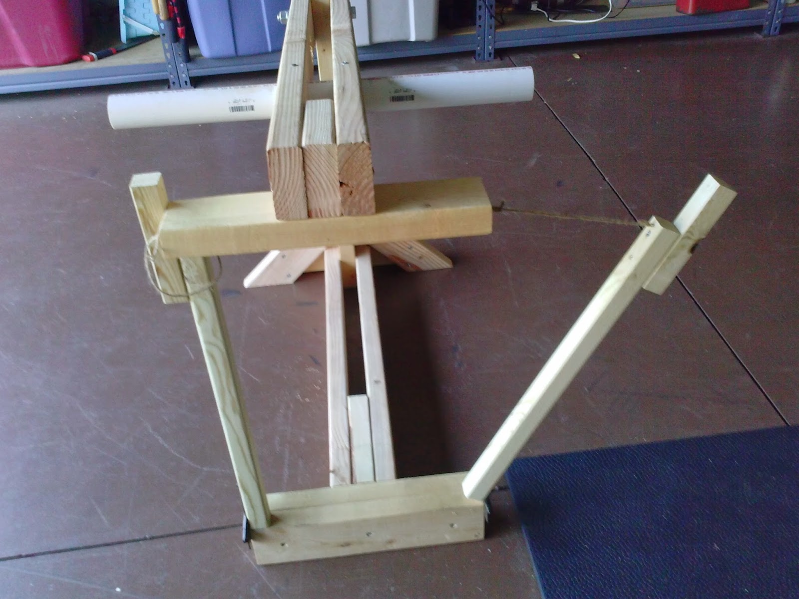 Homemade Calf Raise Machine | Homemade Wooden Power Rack/Power Cage
