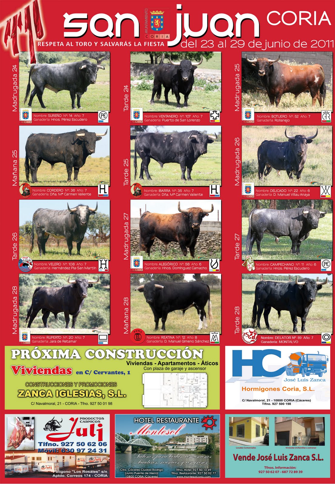 ESPAI TAURÍ: San Juan. Coria