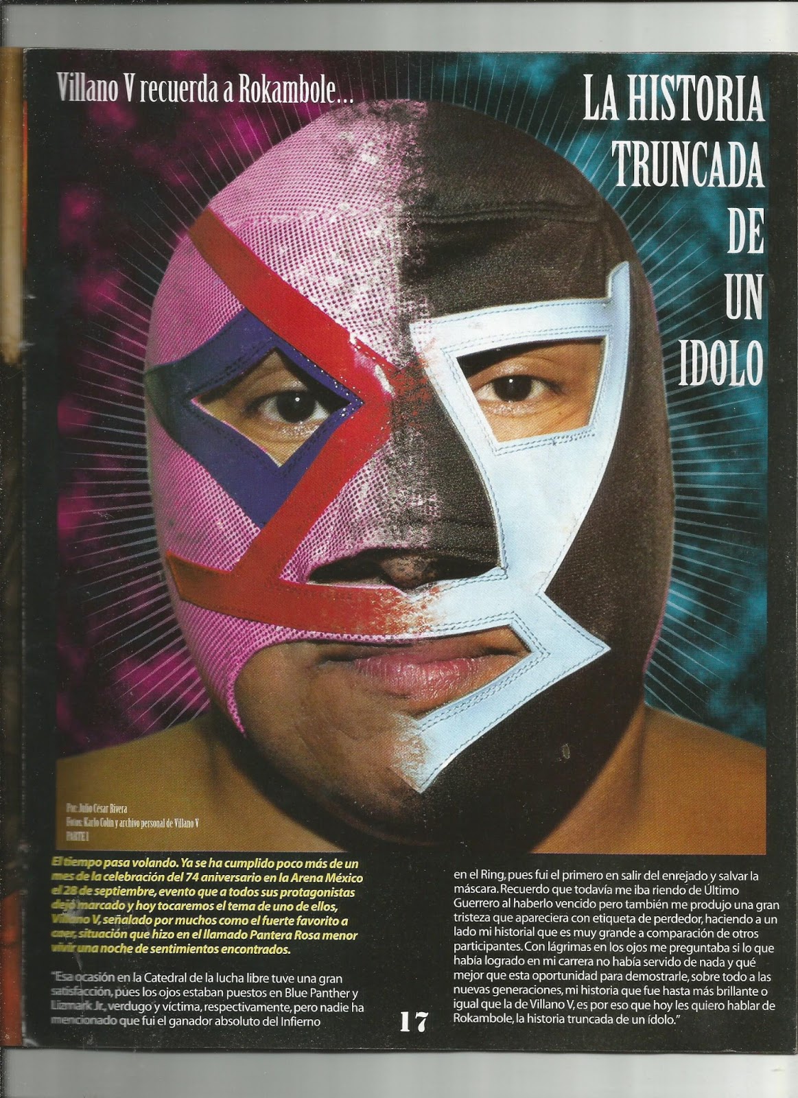 historias de lucha libre: ROKAMBOLE-VILLANO V-RAY MENDOZA JR LA ... historias de lucha libre: ROKAMBOLE-VILLANO V-RAY MENDOZA JR LA ...