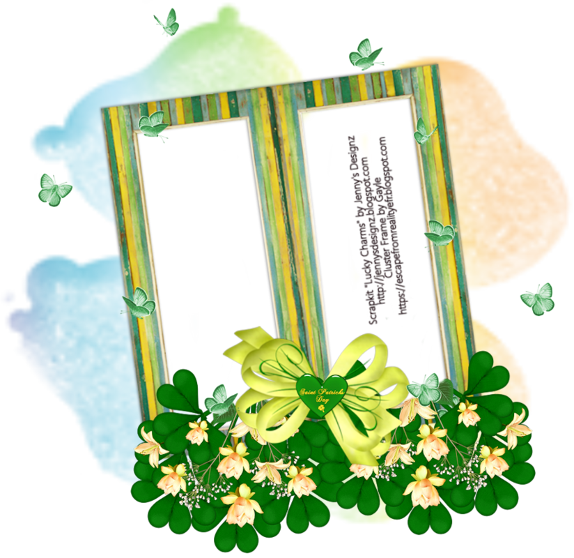 Escape From Reality Blog: FTU Cluster Frames "Lucky Charms"