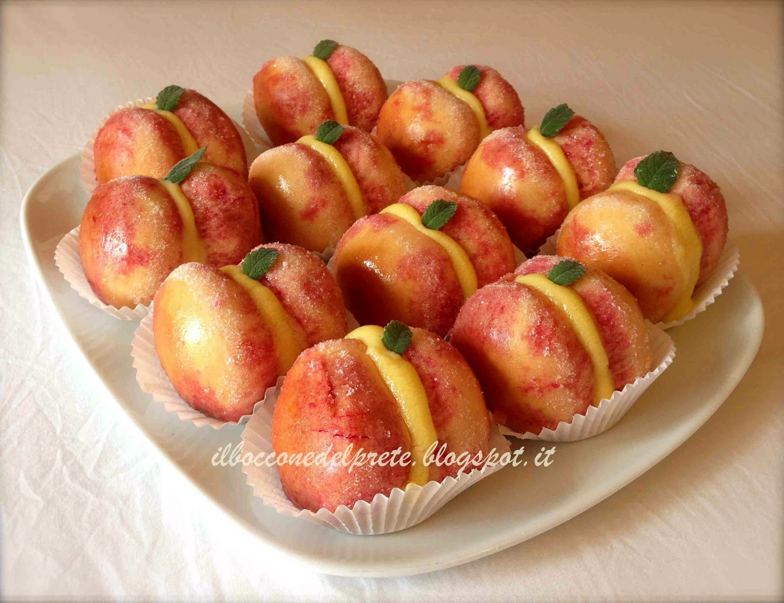 il boccone del prete: Pesche di Prato