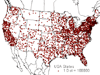 Brendon's Atlas: Dot Distribution Map