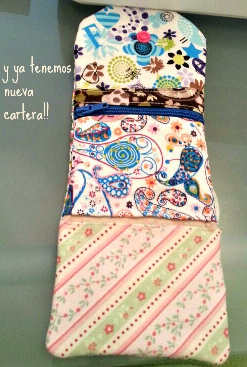 Cosas de Butterflies: DIY Tutorial cartera-monedero primaveral