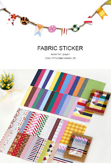 The Gift Collage: Fabric Design Sticker (Version 2)