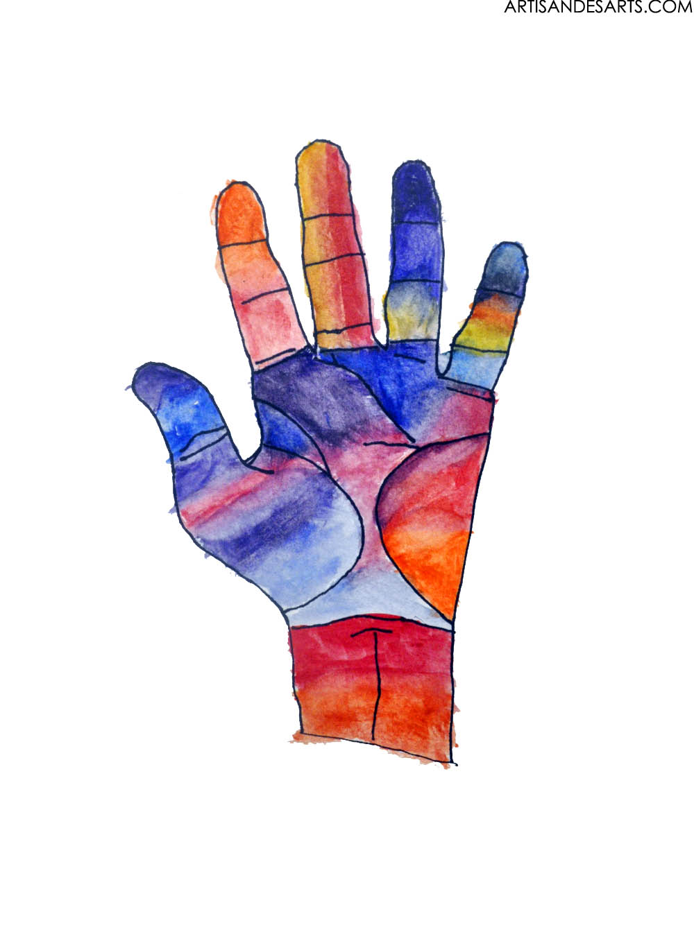artisan des arts: Grade 5/6 Hand Study