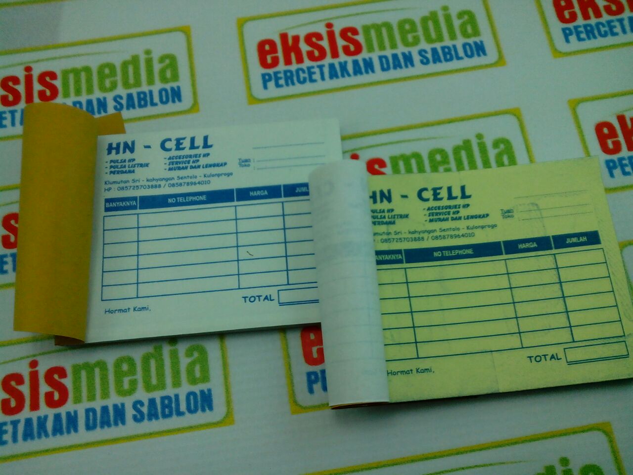 Cetak Nota Murah di Kedung Banteng ~ Cetak Nota Murah