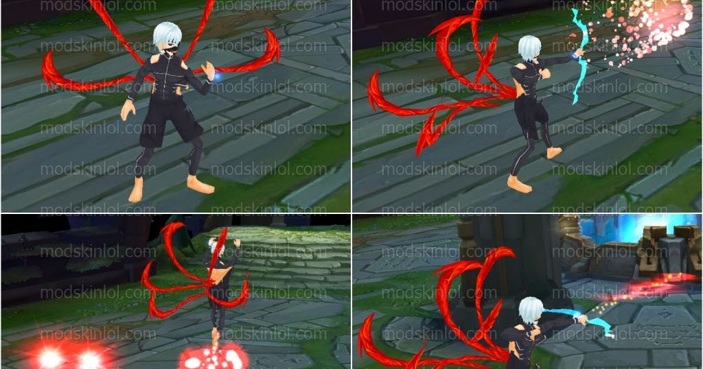 Mod Skin LOL: Mod Skin Ezreal Kaneki Ken