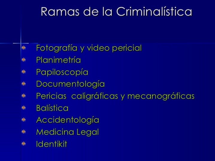 Criminalistica: Sobre la criminalistica..