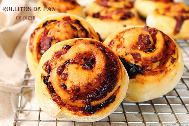ROLLITOS DE PAN DE PIZZA | El jardín de mis recetas