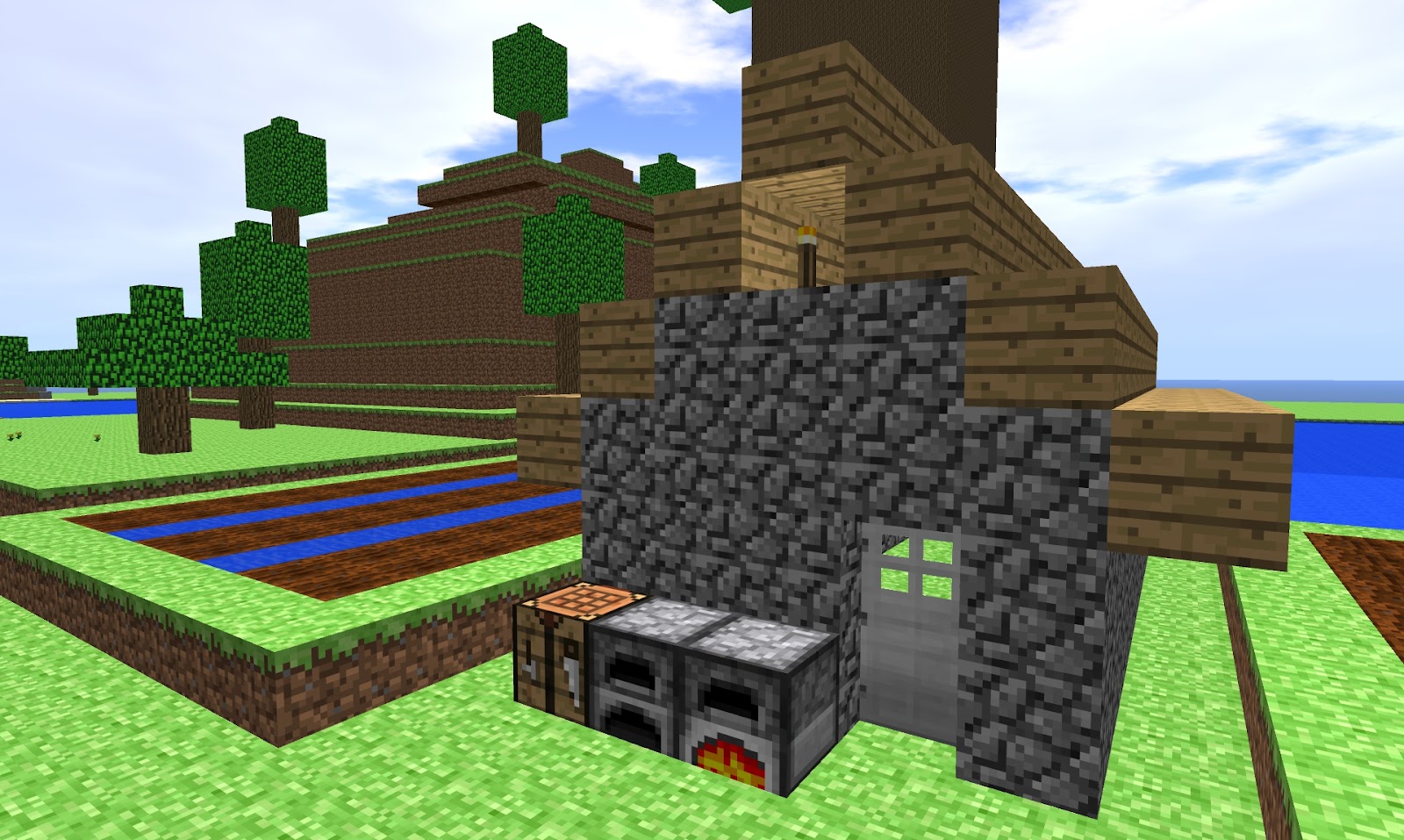 Echt Virtuell: Kleine Minecraft Hommage in Second Life