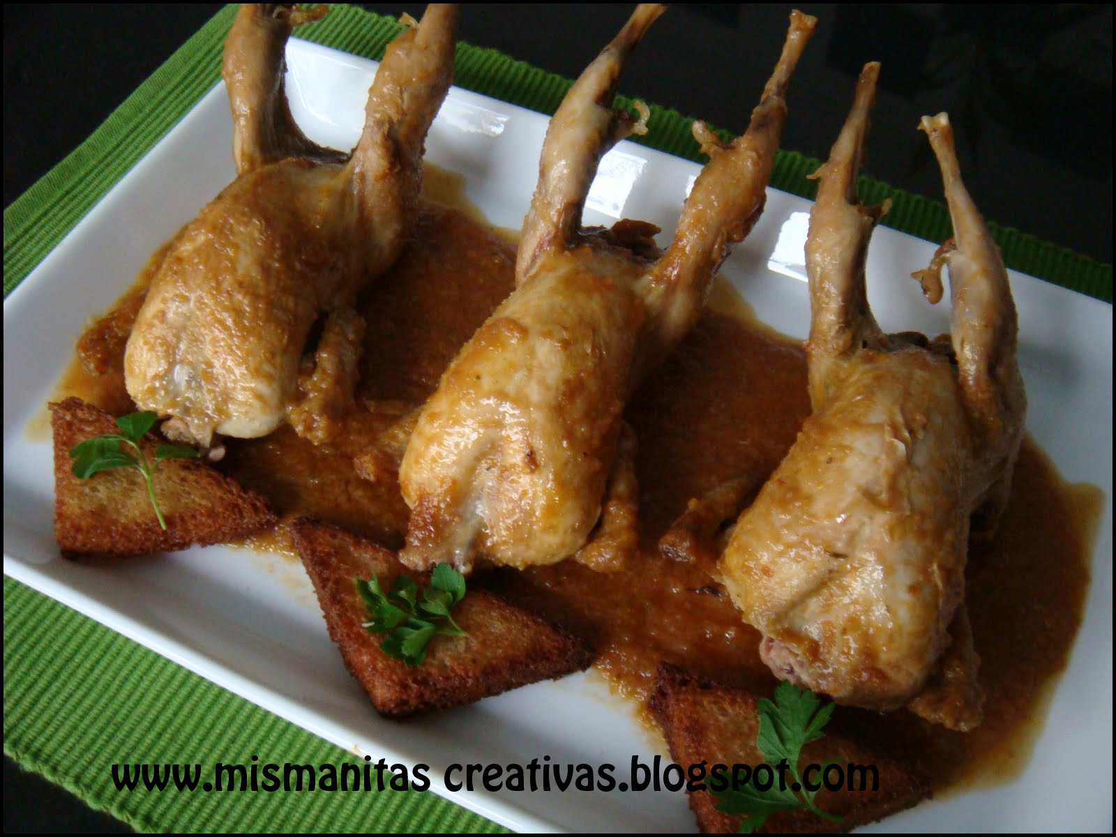 Recetas: Cómo hacer perdiz en salsa de almendras ~ Mis Manitas Creativas