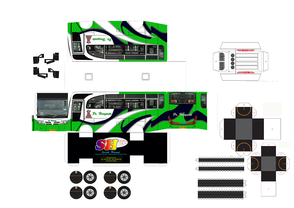 DESIGN PAPERCRAFT BUS