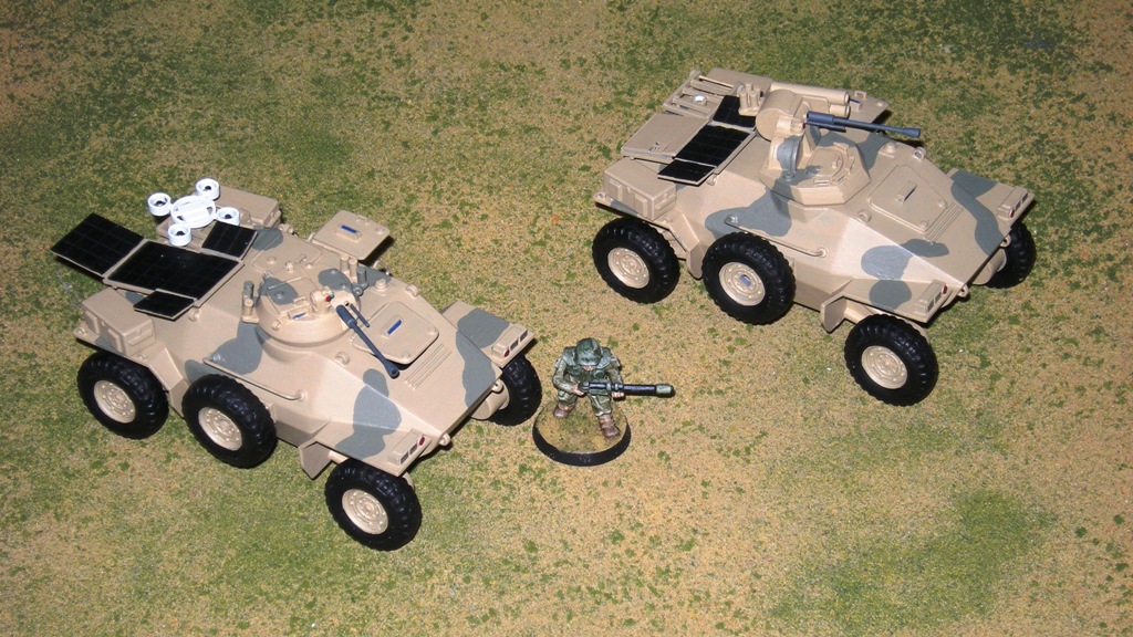 Irishserb's Miniatures Adventure: Progress on my 28mm Sci-Fi Recce Cars