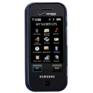 Verizon Wireless Samsung Glyde U940 Touchscreen Cell phone Contract ...