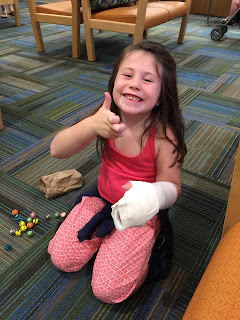 Mojoy: Gabs's first trip to Arkansas Children's Hospital.