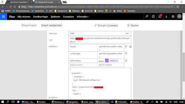SharePoint Scribblings: Send Email using SharePoint and MS Flow without Exchange
