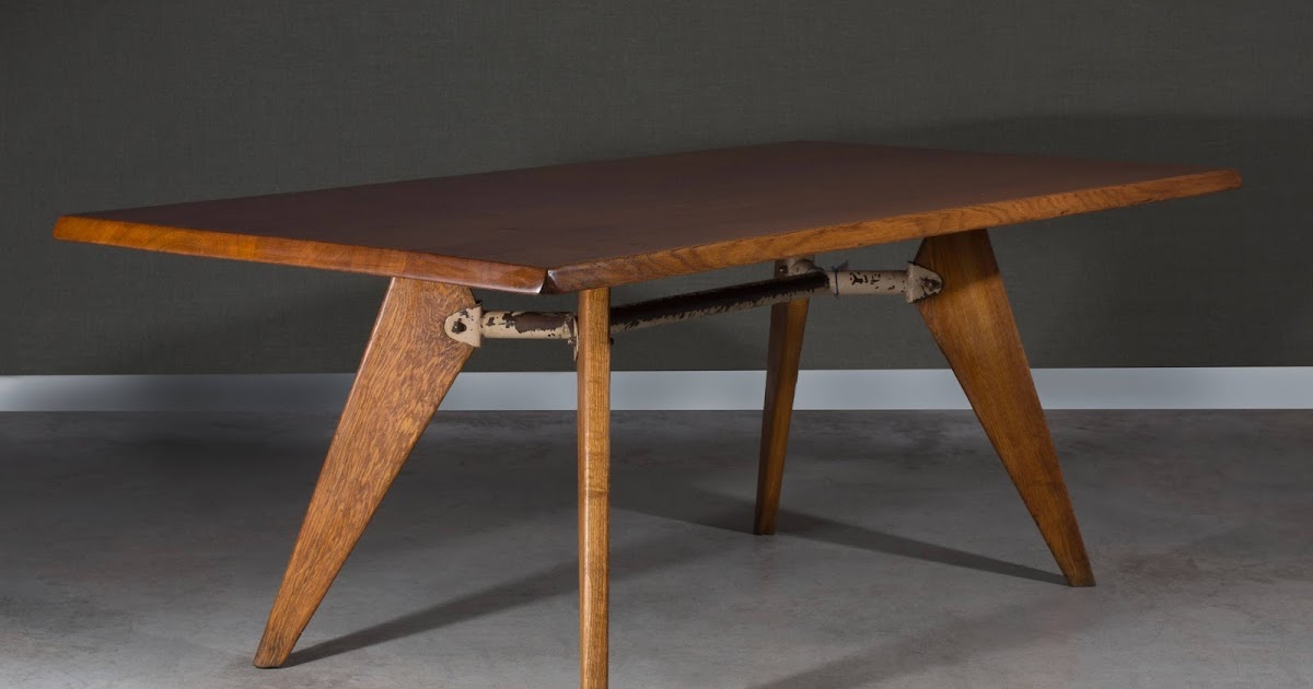 La Charmante: Jean Prouvé, deux tables, Artcurial, 75008 Paris, 28 ...