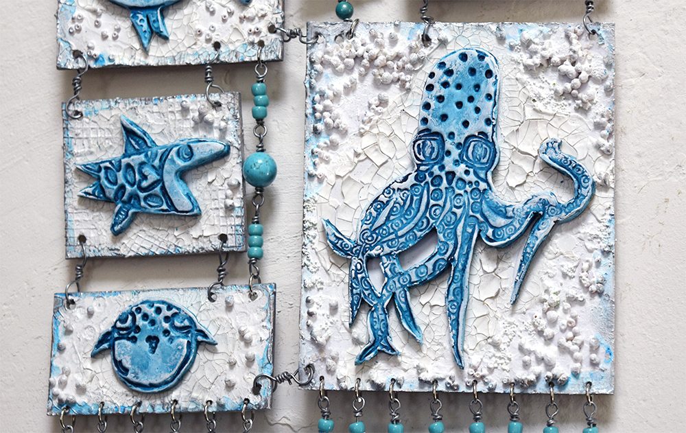 PaperArtsy: 2019 #6 Fish: Fish Dreams with Zinki Art {by Etsuko Noguchi}