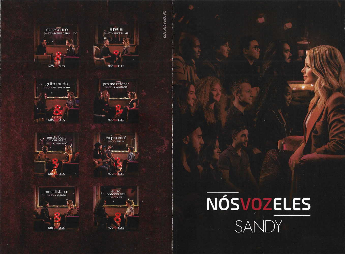 DVD: Sandy - Nós VOZ Eles - Encartes Pop