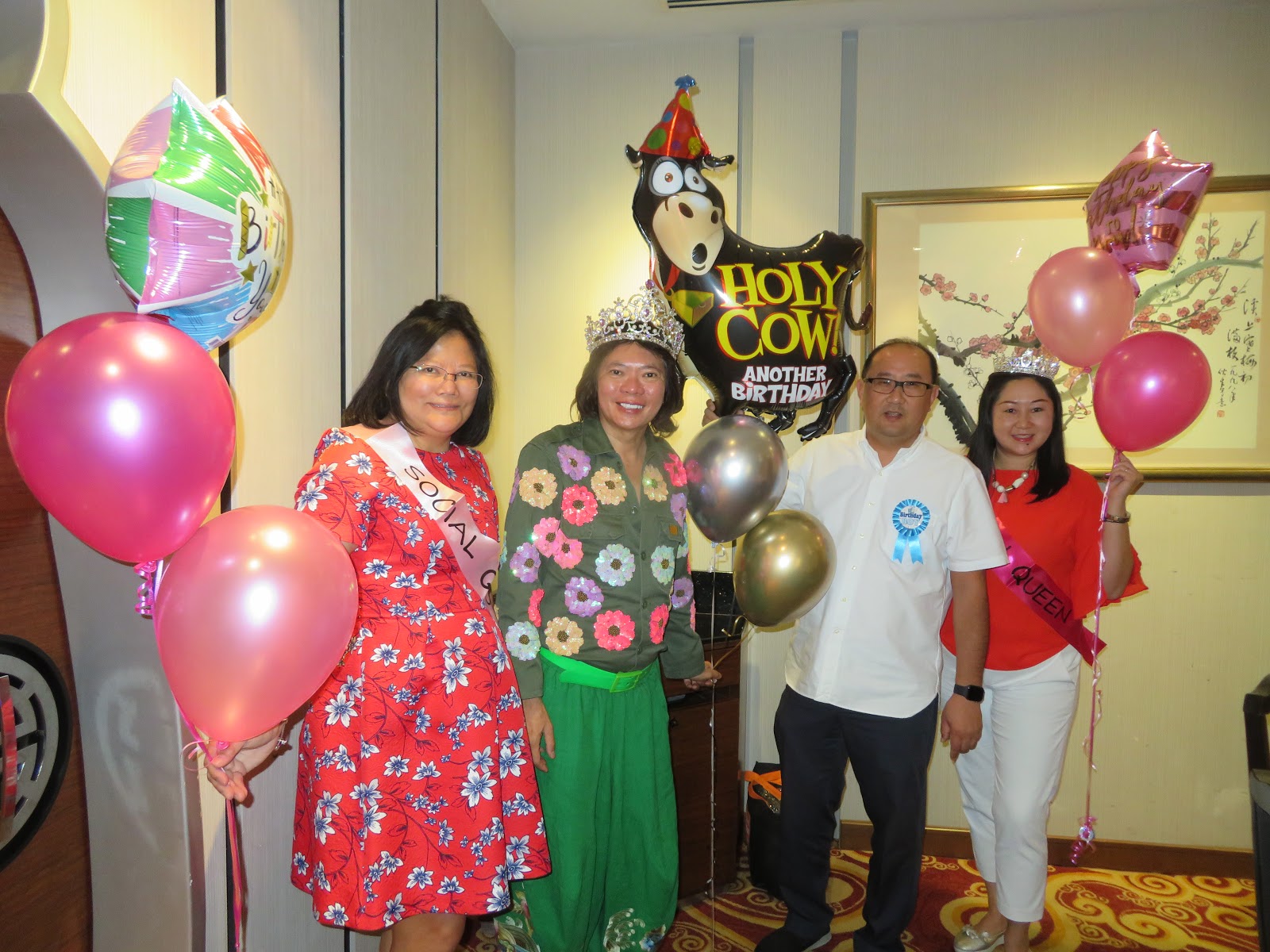Kee Hua Chee Live!: SHARON LIAN AND CYNTHIA LOW HOSTED JOINT BIRTHDAY ...