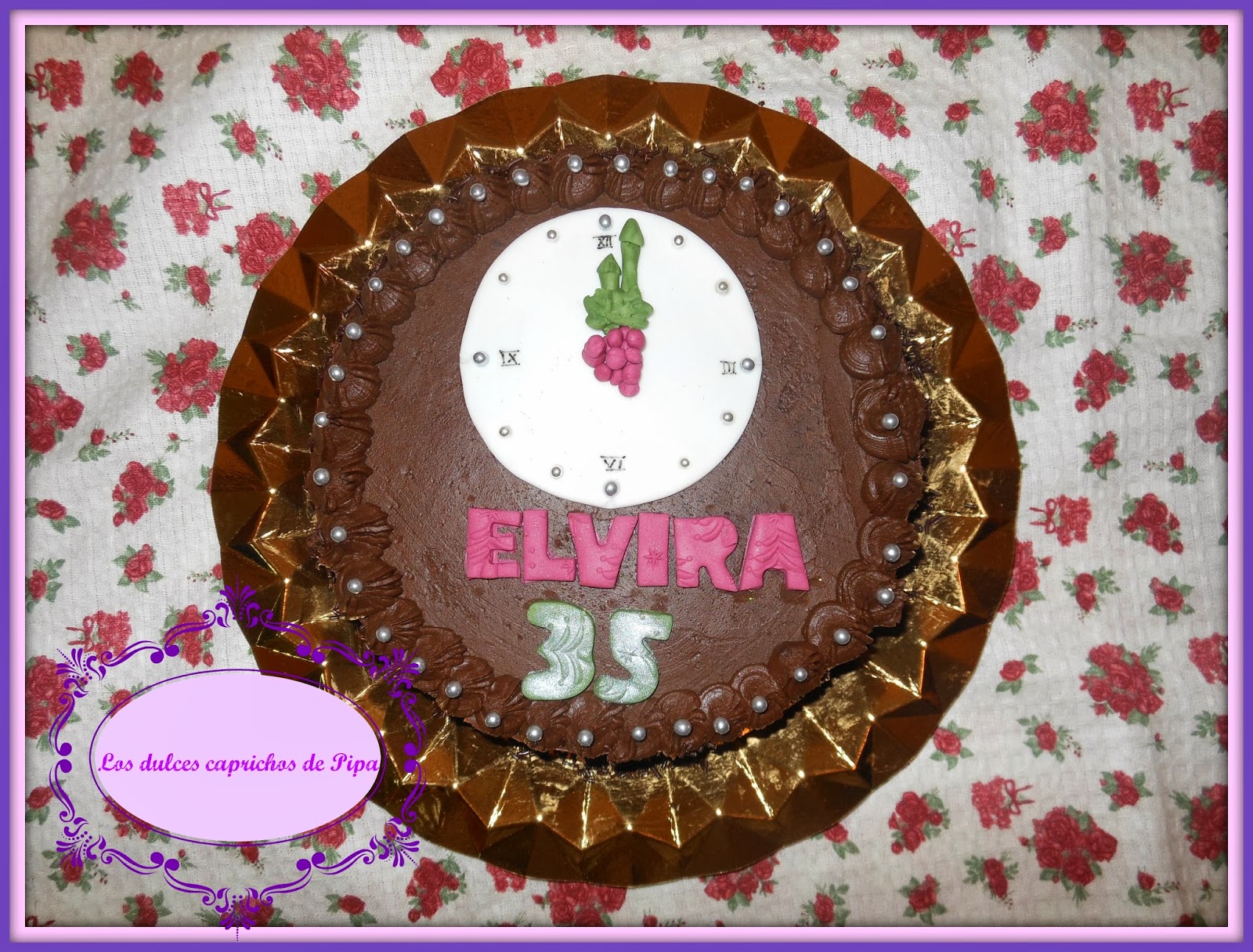 Los dulces caprichos de Pipa: PASTEL DE FIN DE AÑO PARA CELEBRAR EL ...