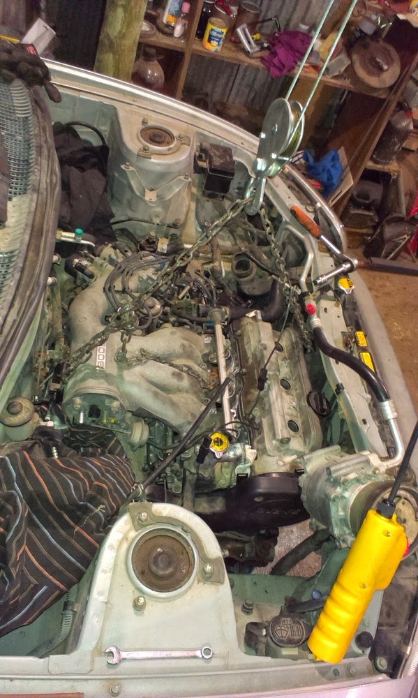 Rav4 3VZ V6 Conversion: Installing The 3VZ to the Rav