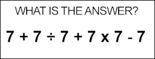 To τεστ που κάνει τον γύρο του διαδικτύου: Πόσο κάνει 7+7÷7+7x7-7 ...
