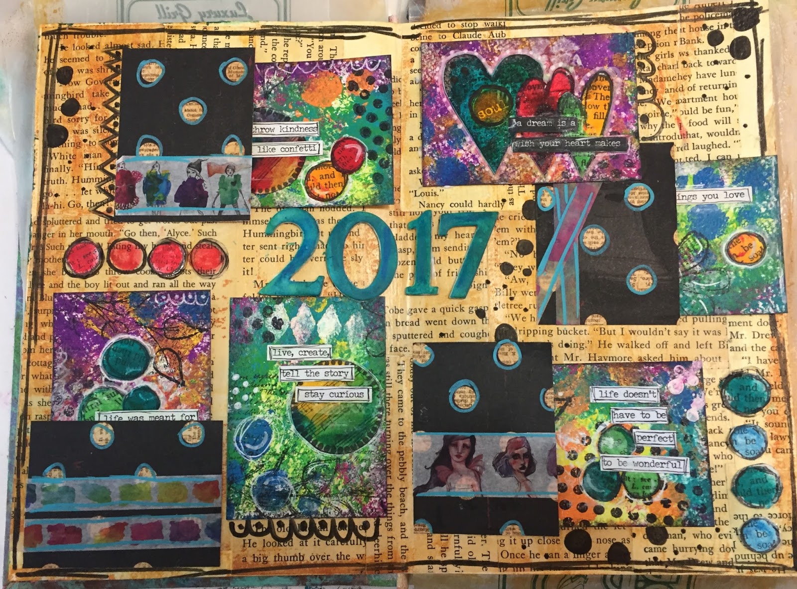 AMAZING GRACE Paper Crafts: Mixed-Media Scrapbook Layout