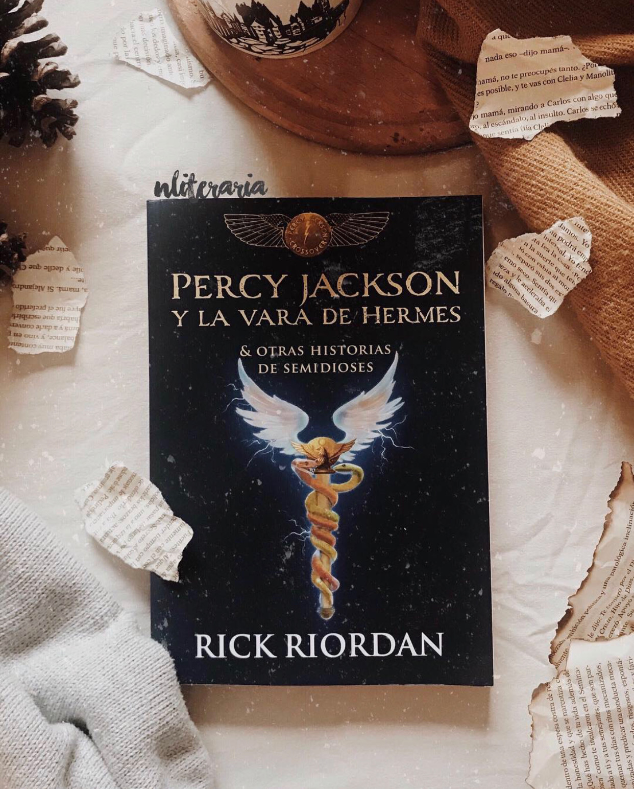 Novela Literaria: RESEÑA #29: "LA VARA DE HERMES" - RICK RIORDAN (SIN ...