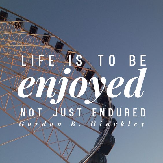 Fail Not to Continue: Do What You Enjoy, and Enjoy What You Do!